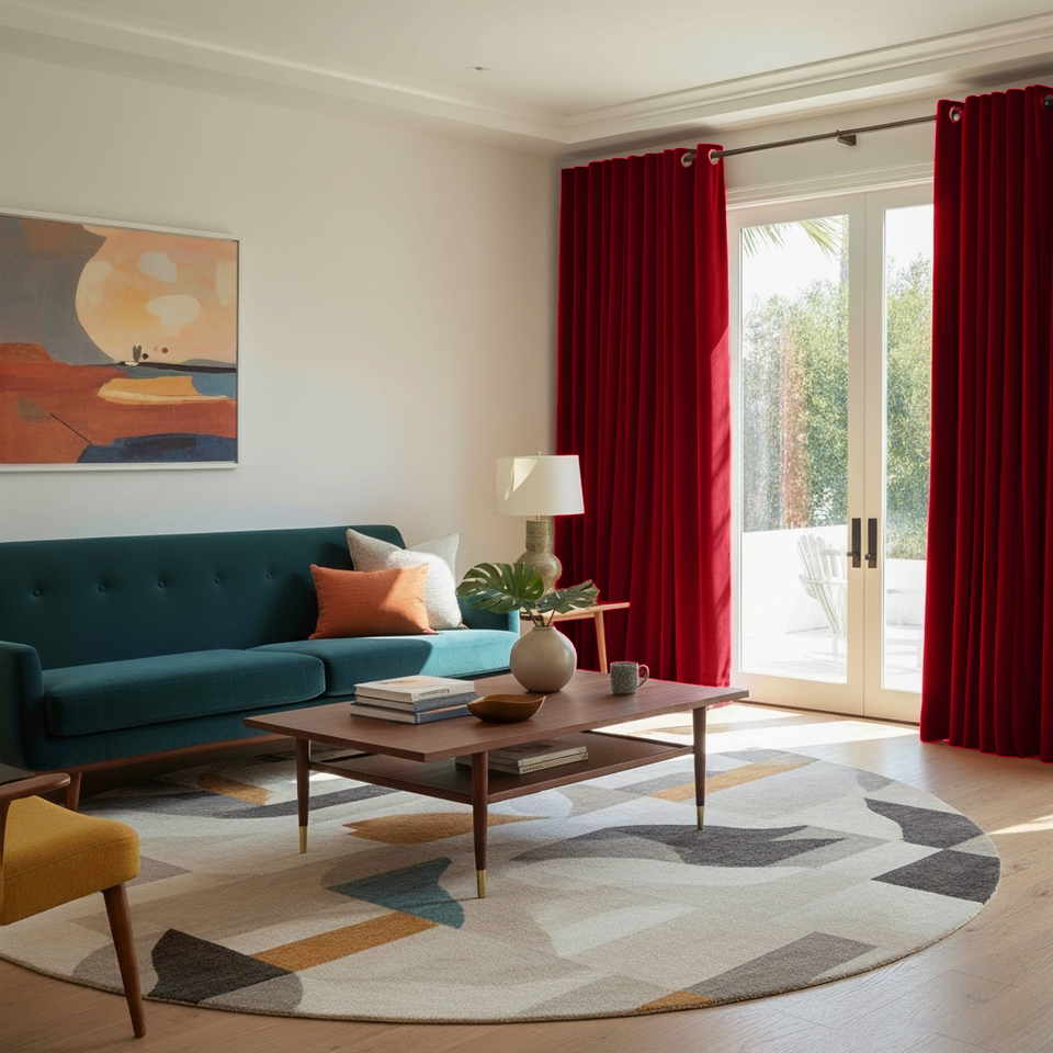 Red Curtains - Sheer & Blackout Red Curtains