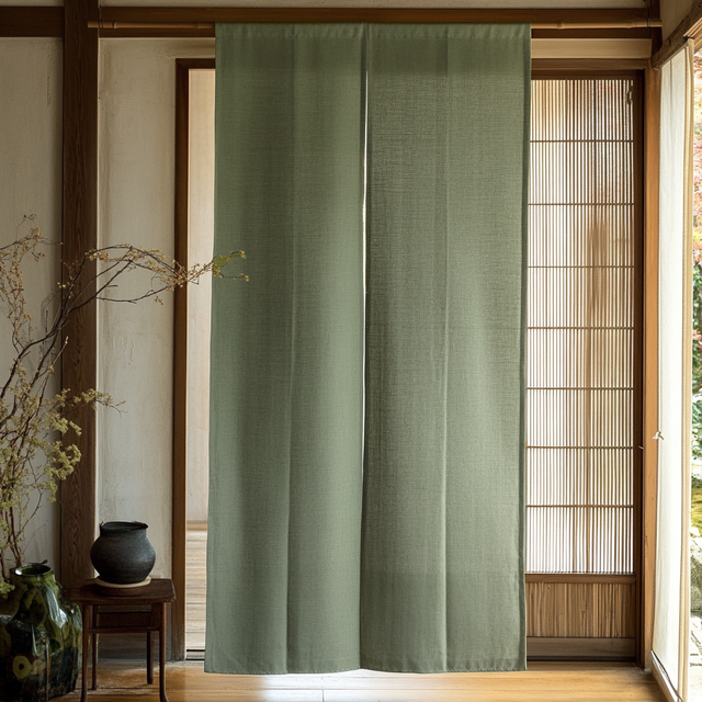 Japanese Curtains - Noren Drapes - 100% Premium Linen