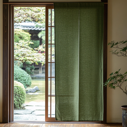 Japanese Curtains - Noren Drapes - 100% Premium Linen