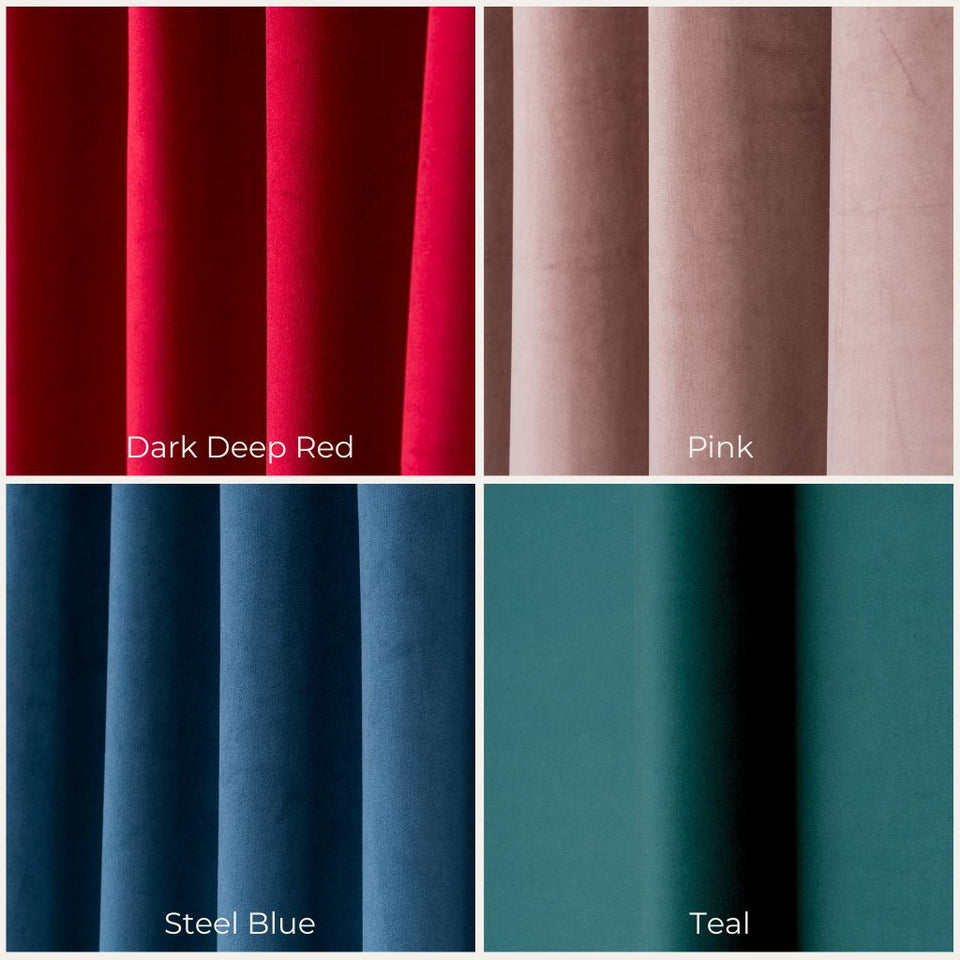 Set of Velvet Fabric Samples - Velvet Swatches
