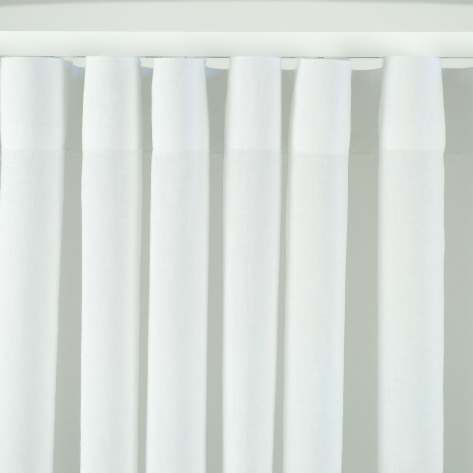 Wavefold 100% Linen Curtain - Unlined, Privacy Lined or Block Out - 280 ...